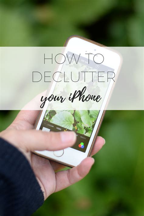 How To Declutter Your IPhone To Reduce Stress Overwhelm