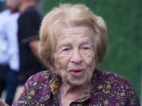 Sex Therapist Media Personality And Author Dr Ruth Westheimer On The