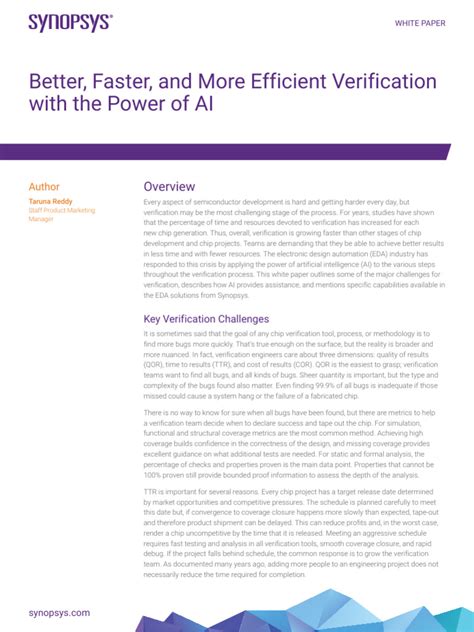 better faster more efficient verification with ai pdf simulation