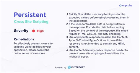 How To Remediate Persistent Cross Site Scripting Xss Entersoft