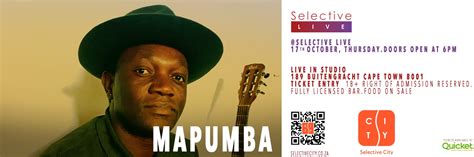 Book Tickets For Mapumba At Selective Live