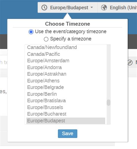 Keyboard Navigation Session Bar Timezone Picker Accessibility