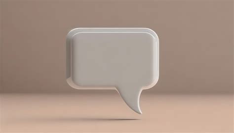 Premium AI Image | Bubble message 3d online chat with speech or talk object for social media post