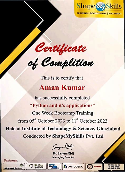 aman kumar on linkedin hello connections i have successfully completed my 5 days python and…