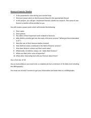 Forensic Timeline Outline Docx History Of Forensics Timeline To Be Presented In Class