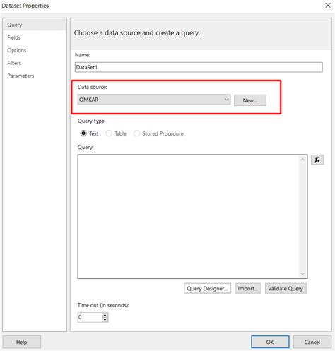 Click On The Query Designer And Wait For It To Load
