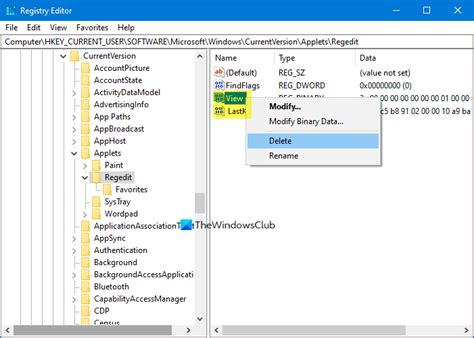 Unable To Delete All Specified Values In Regedit
