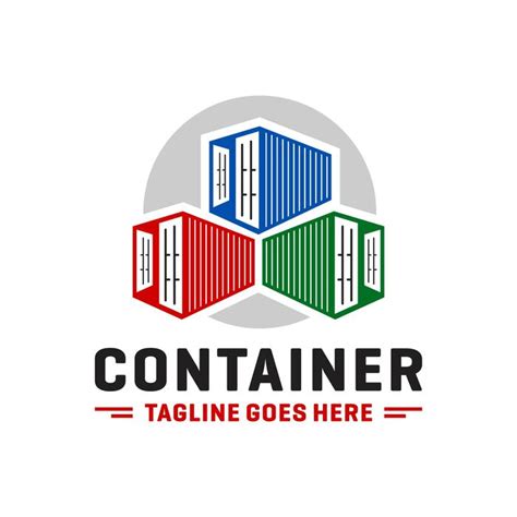 Shipping Container Logo Vector Art Icons And Graphics For Free Download