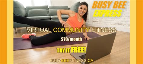 Online Group Fitness With Busy Bee Express