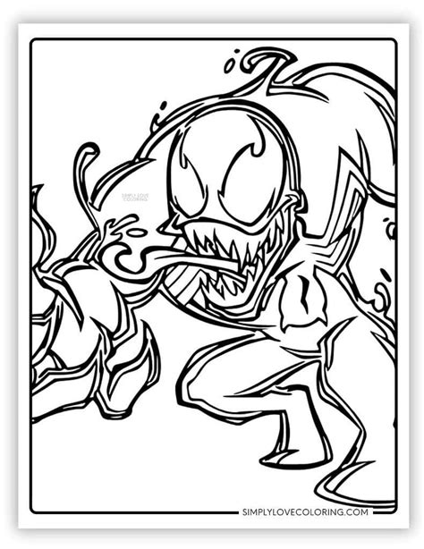Spiderman 3 Venom Coloring Pages [2025]