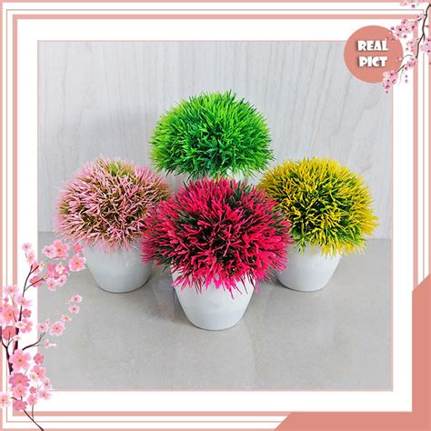 Jual Unico Bunga Star Grass Pohon Plastik Hias Bunga Tanaman Artificial