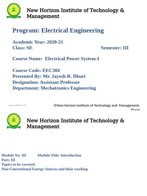 Electrical Power System Iii Pdf Renewable Energy Energy Development