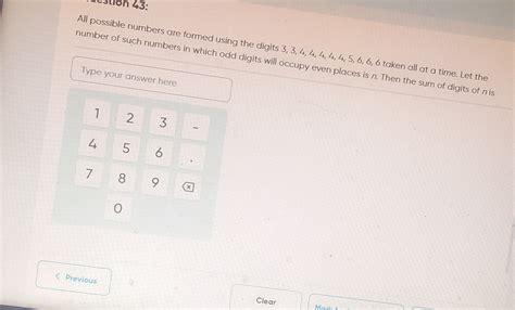 all possible numbers are formed using the digits 3 3 4 4 4 4 4 5 6 6 6 ta