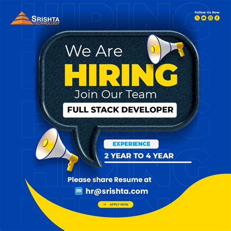 Hiring Fullstackdeveloper Techcareers Webdevelopment Nodejs