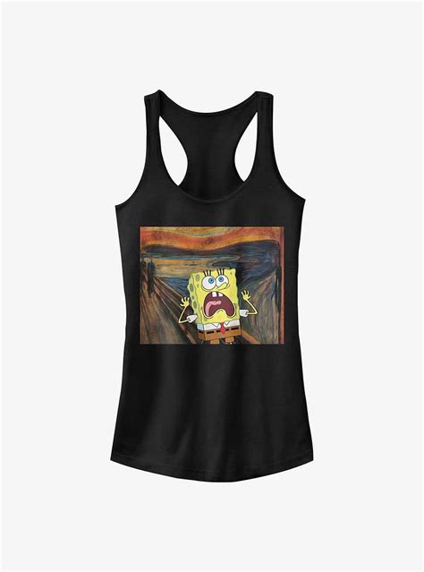 Hot Topic Spongebob Squarepants Scream Girls Tank Hamilton Place