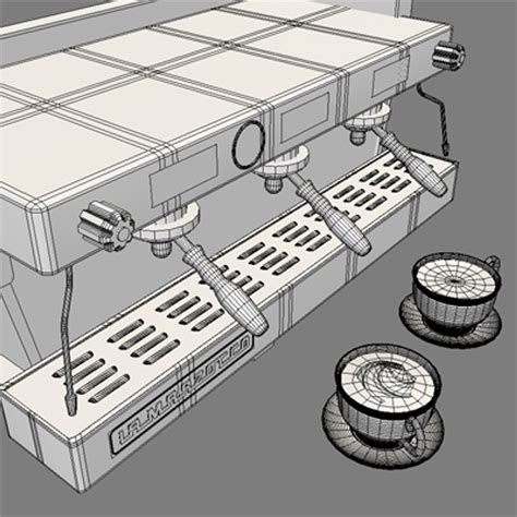 Bar Equipment Blender 3d Model