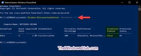 Turn On Or Off Auto Unlock For BitLocker Encrypted Data Drives