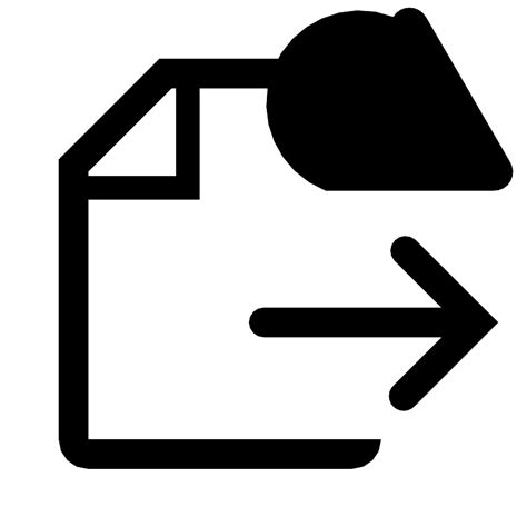 Export Outline Alerted Vector SVG Icon SVG Repo
