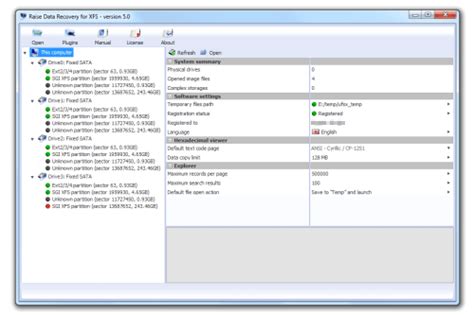 raise data recovery for xfs filesystem