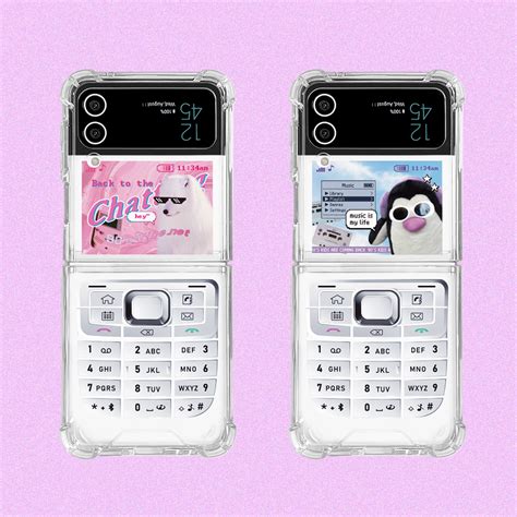 💯강한 범퍼 Z플립 레트로 시리즈 레트로폰 삼성 갤럭시 Z플립6 Z플립5 Z플립4 Z플립3 핸드 폰케이스 제트플립 커플 우정템