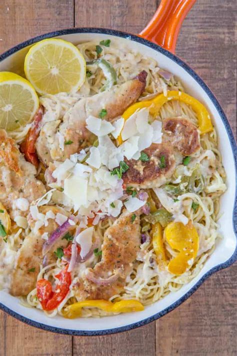 Olive Garden Chicken Scampi Pasta Copycat Dinner Then Dessert