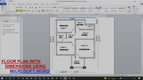 Draw Floor Plan On Microsoft Office Dockhopu