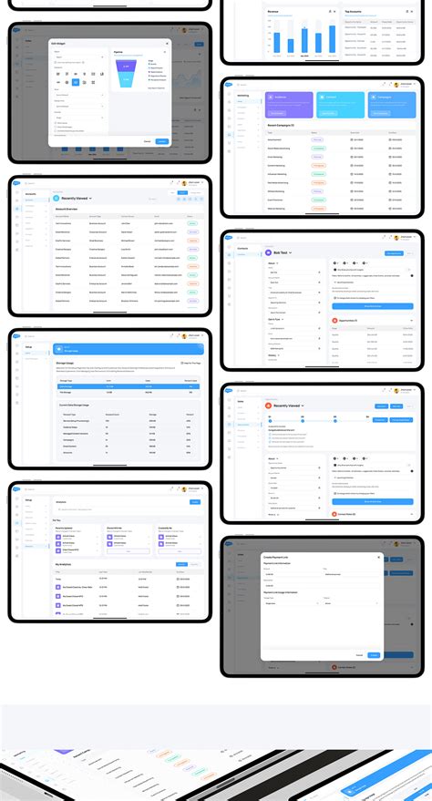 Salesforce Crm Saas Web Dashboard Ui Ux Behance