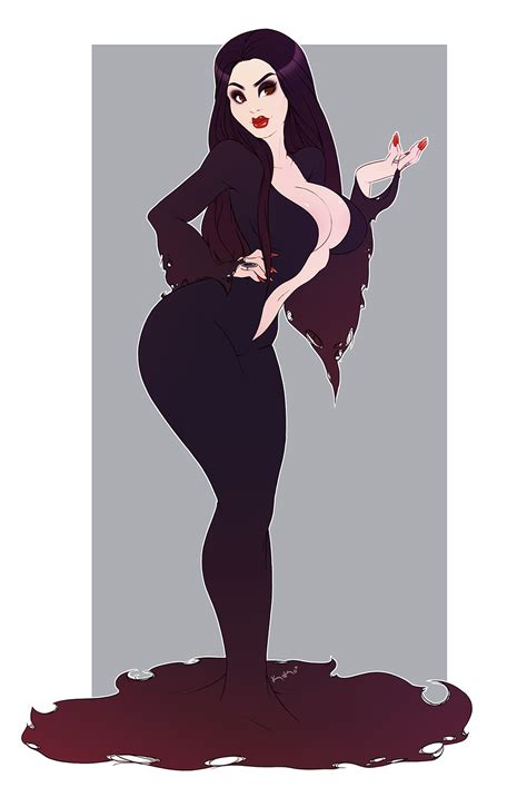 Morticia Addams By Kokobuttz Hentai Foundry