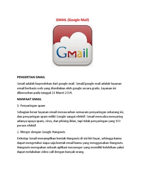 pengertian gmail dan cara membuat gmail pdf