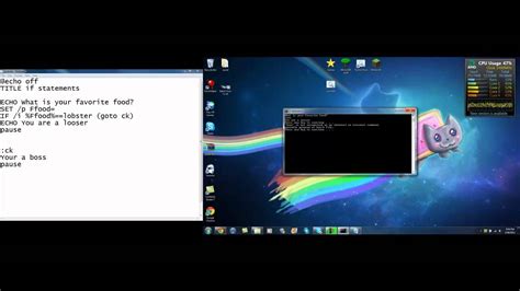 Batch Tutorials Episode 2 If Statements Youtube