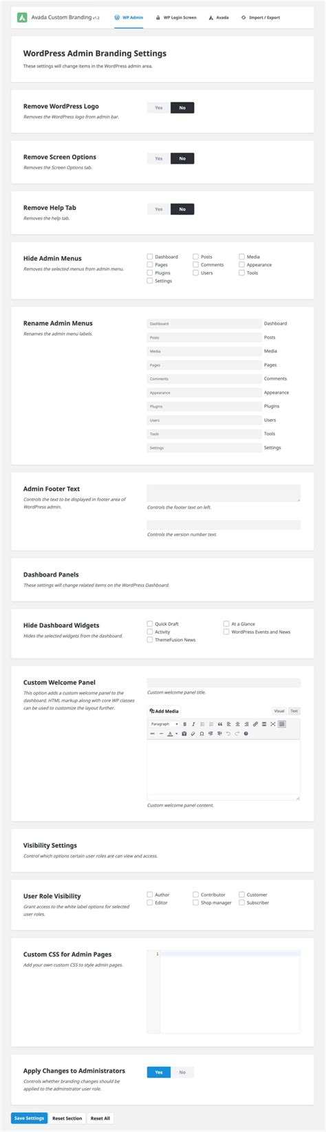 How To Use The Avada Custom Branding Plugin Avada Website Builder