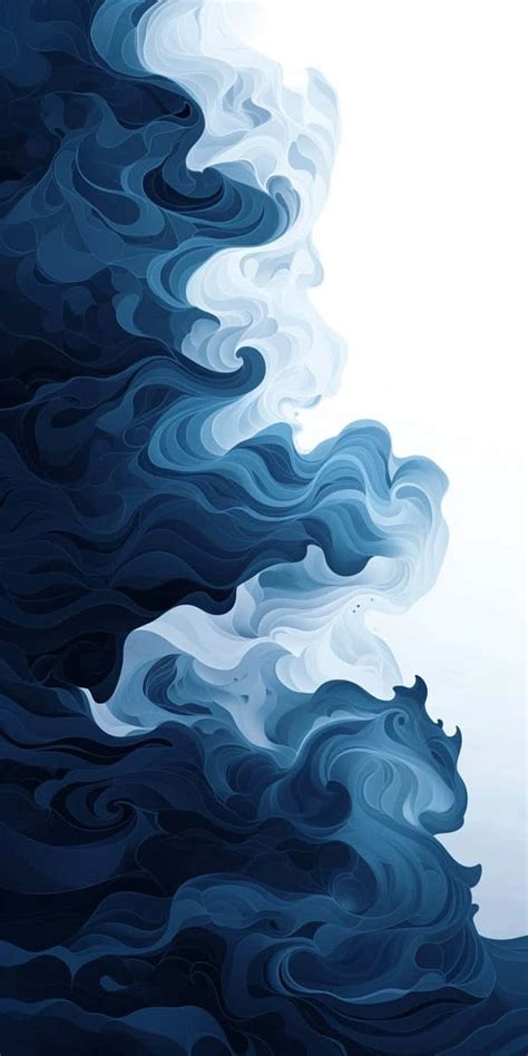 Blue Waves Wallpaper