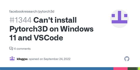 Can T Install Pytorch D On Windows And VSCode Issue Facebookresearch Pytorch D GitHub