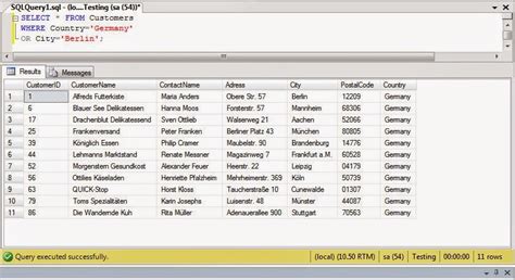 Database Sql Server SQL AND OR Operation Pada SQL Server