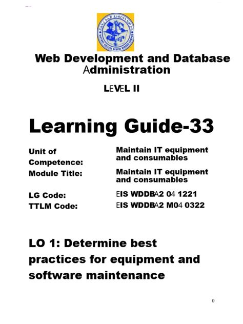 Uc4 Maintain It Equipment And Consumables Pdf Electrical