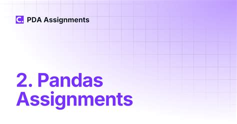 2 Pandas Assignments Pda Assignments