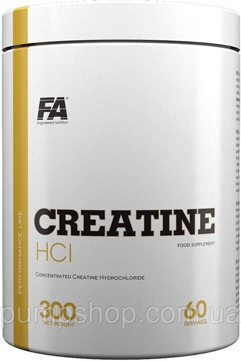 Креатин-гидрохлорид Fitness Authority Creatine Hcl 300 г: продажа, цена ...