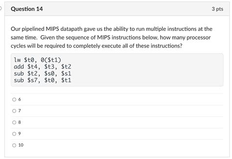 solved our pipelined mips datapath gave us the ability to