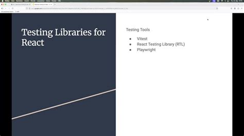 Advanced Testing For React With Vitest React Testing Library And Playwright Babak Mehrabi