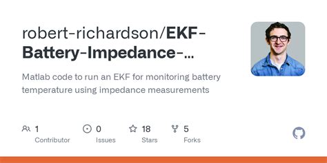 Github Robert Richardsonekf Battery Impedance Temperature Matlab