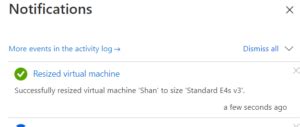 Resizing A Virtual Machine In Azure AzureDevOps Guide