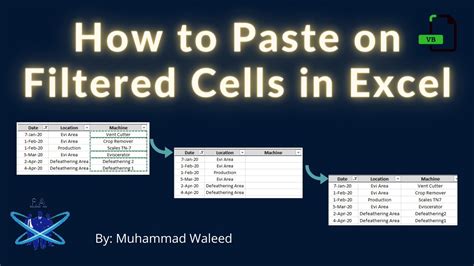 How To Paste To Filtered Cells In Excel Templates Sample Printables