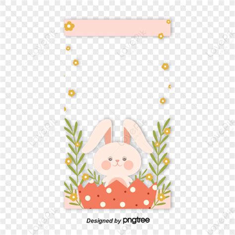 부활절 일러스트 인스 타 그램 이야기 테두리아름다운식물 Png 일러스트 무료 다운로드 Lovepik