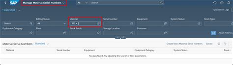 Solved Manage Material Serial Number App S4hc Public Sap Community
