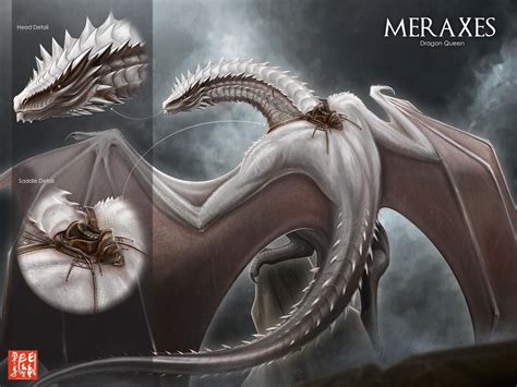 Meraxes Concept Sheet Gameofthrones Houseofthedragonhbo Art Threads