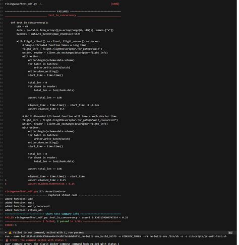 Python Udf Test Failed In Ci · Issue 10677 · Risingwavelabsrisingwave