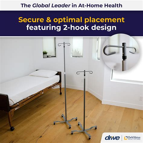 Drive Medical Economy Removable Top I V Pole