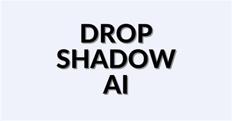 Drop Shadow Effects With Ai A Comprehensive Guide Retouching Labs