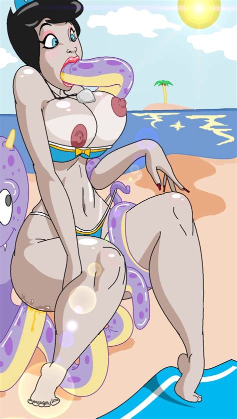 Rule 34 Betty Rubble Bikini Exposed Fellatio Female Hanna Barbera