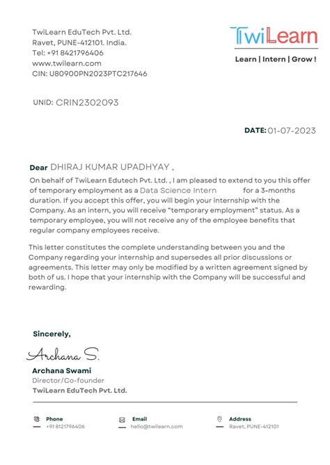 Dhiraj Upadhyay On Linkedin Dataanalyst Datascience Internship